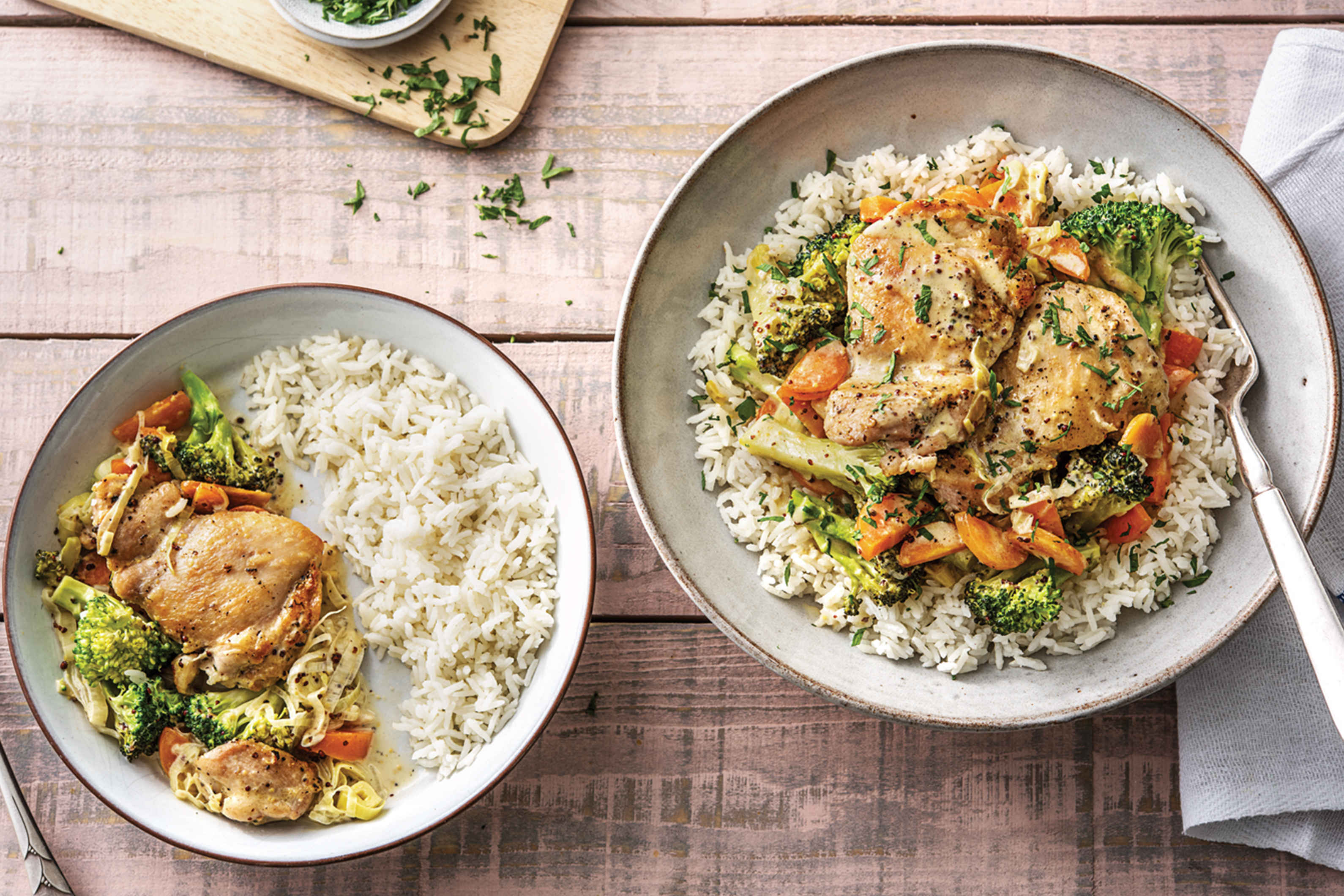 Chicken & Vegetable Rice Bowl Recipe | HelloFresh