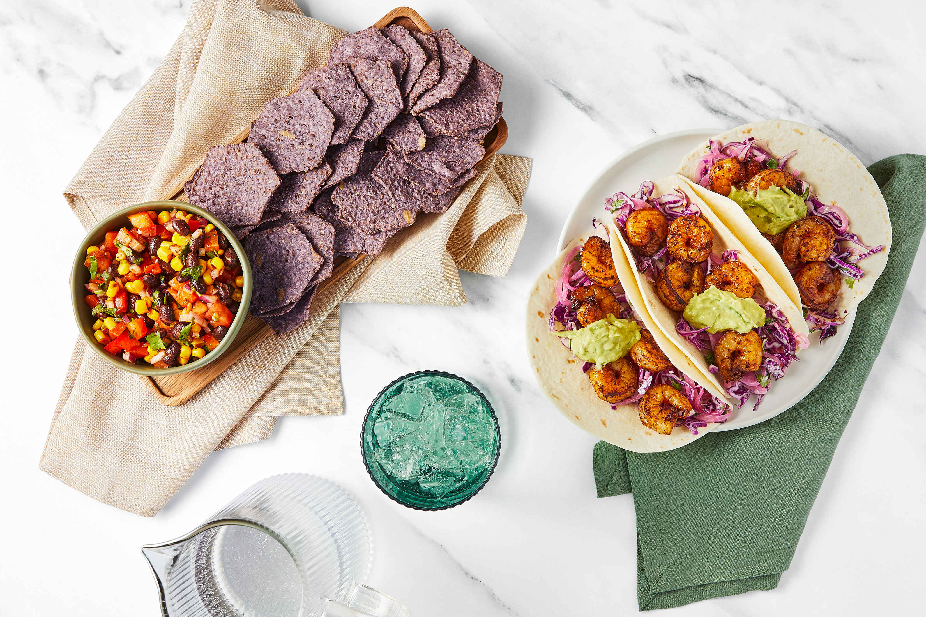David Burtka’s Zesty Shrimp & Slaw Tacos Recipe | HelloFresh