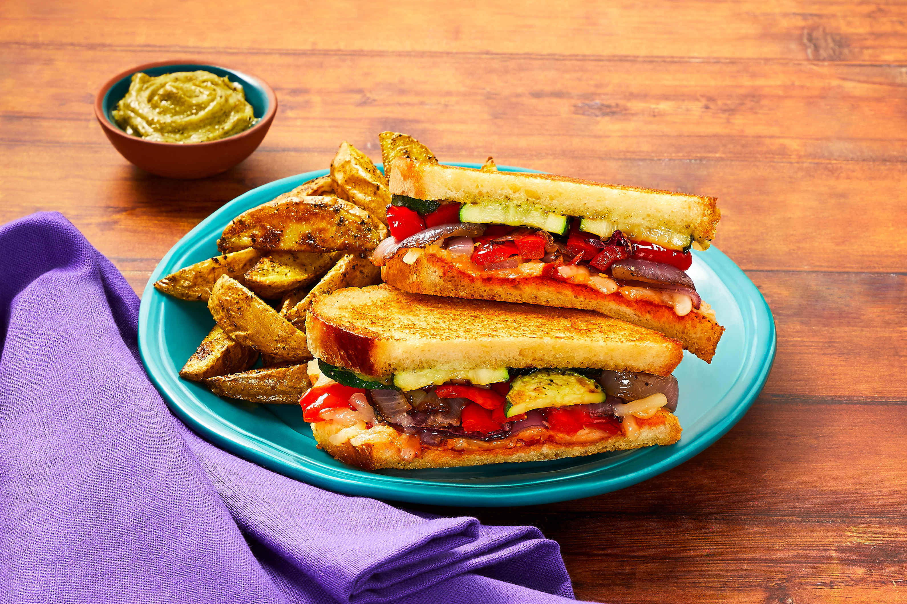 Double Red Pepper Panini Recipe | HelloFresh