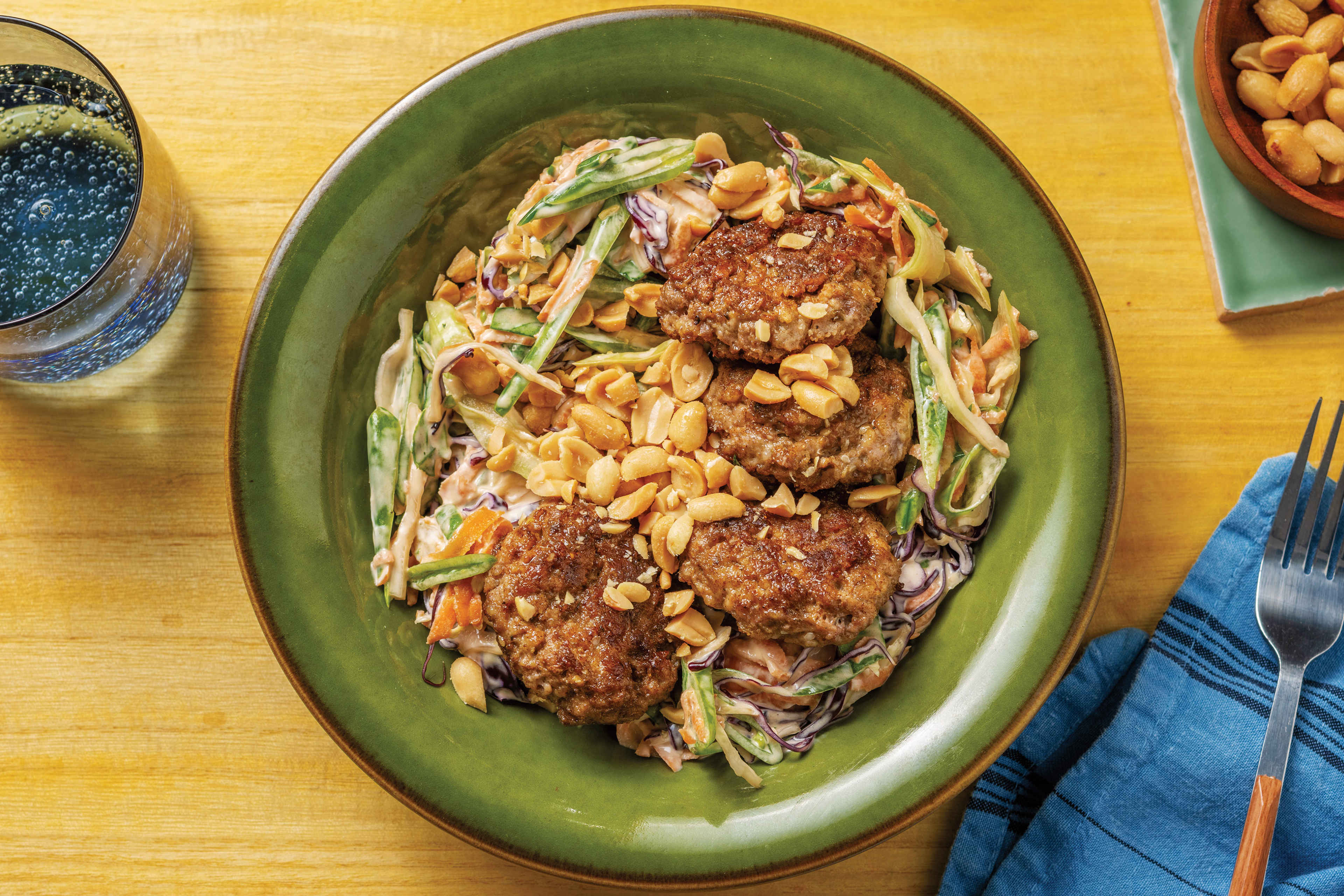 Quick Soy-Glazed Pork Rissoles Recipe | HelloFresh