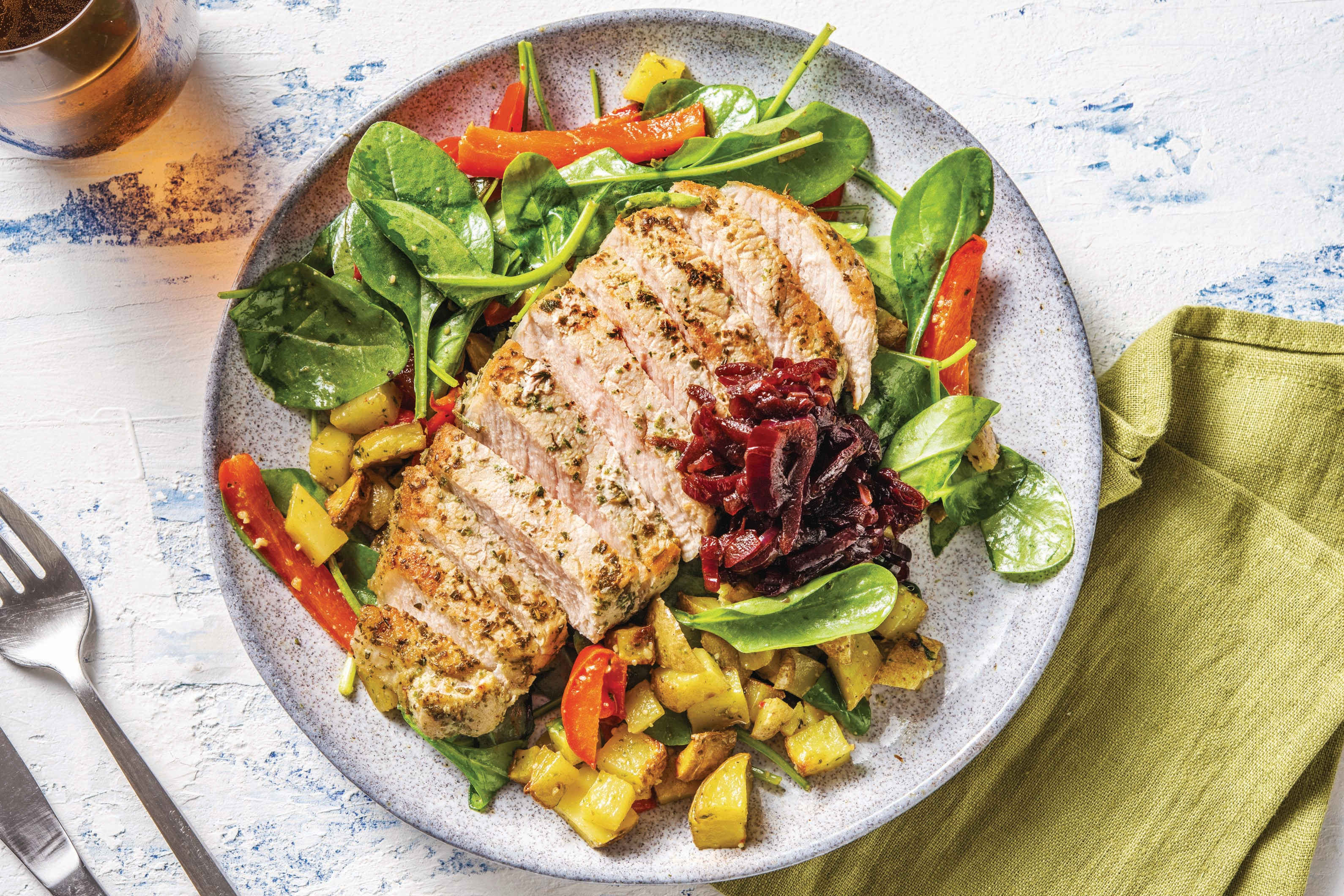 Garlic & Herb Pork Recipe | HelloFresh