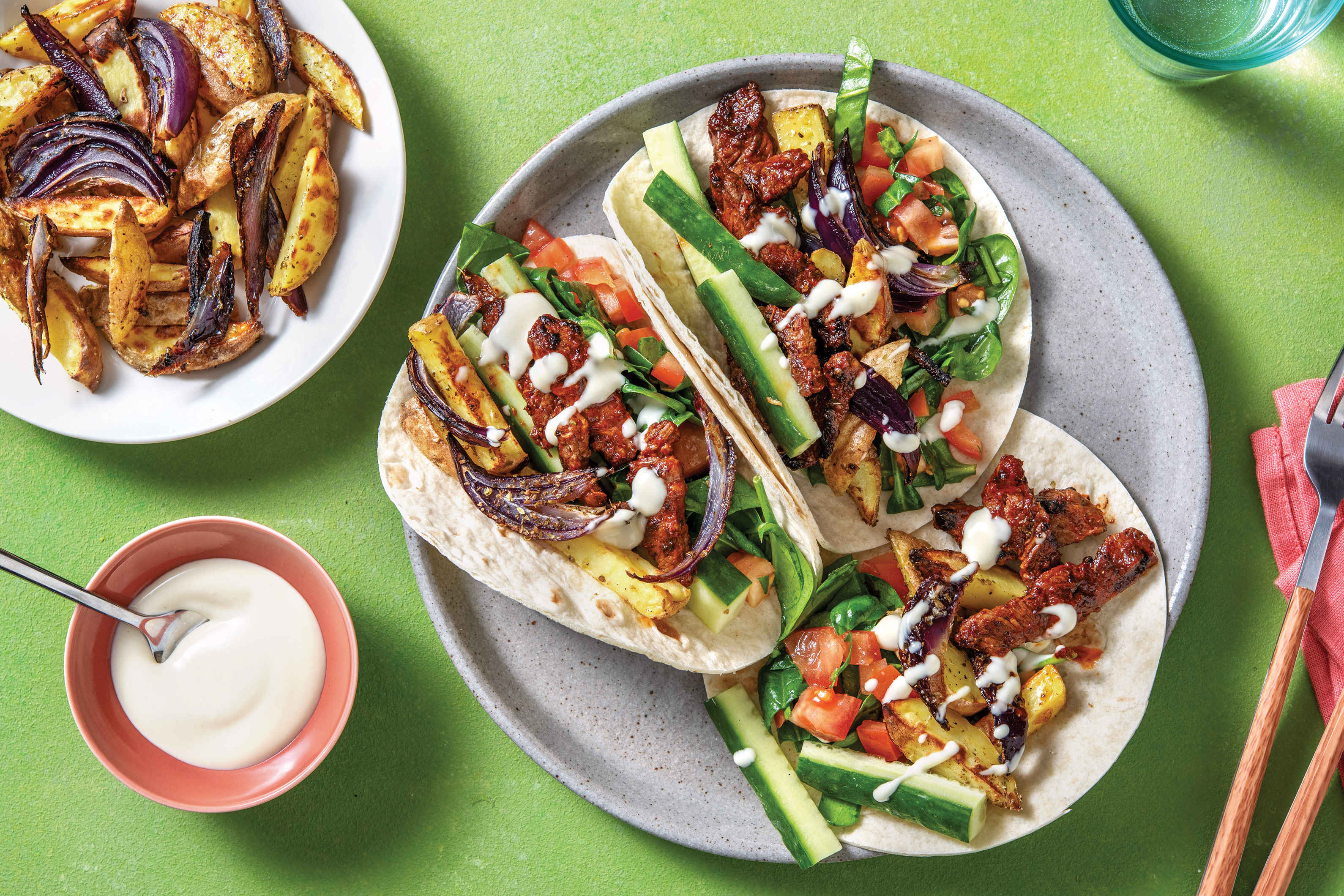 Greek-Style Beef Gyros Recipe | HelloFresh