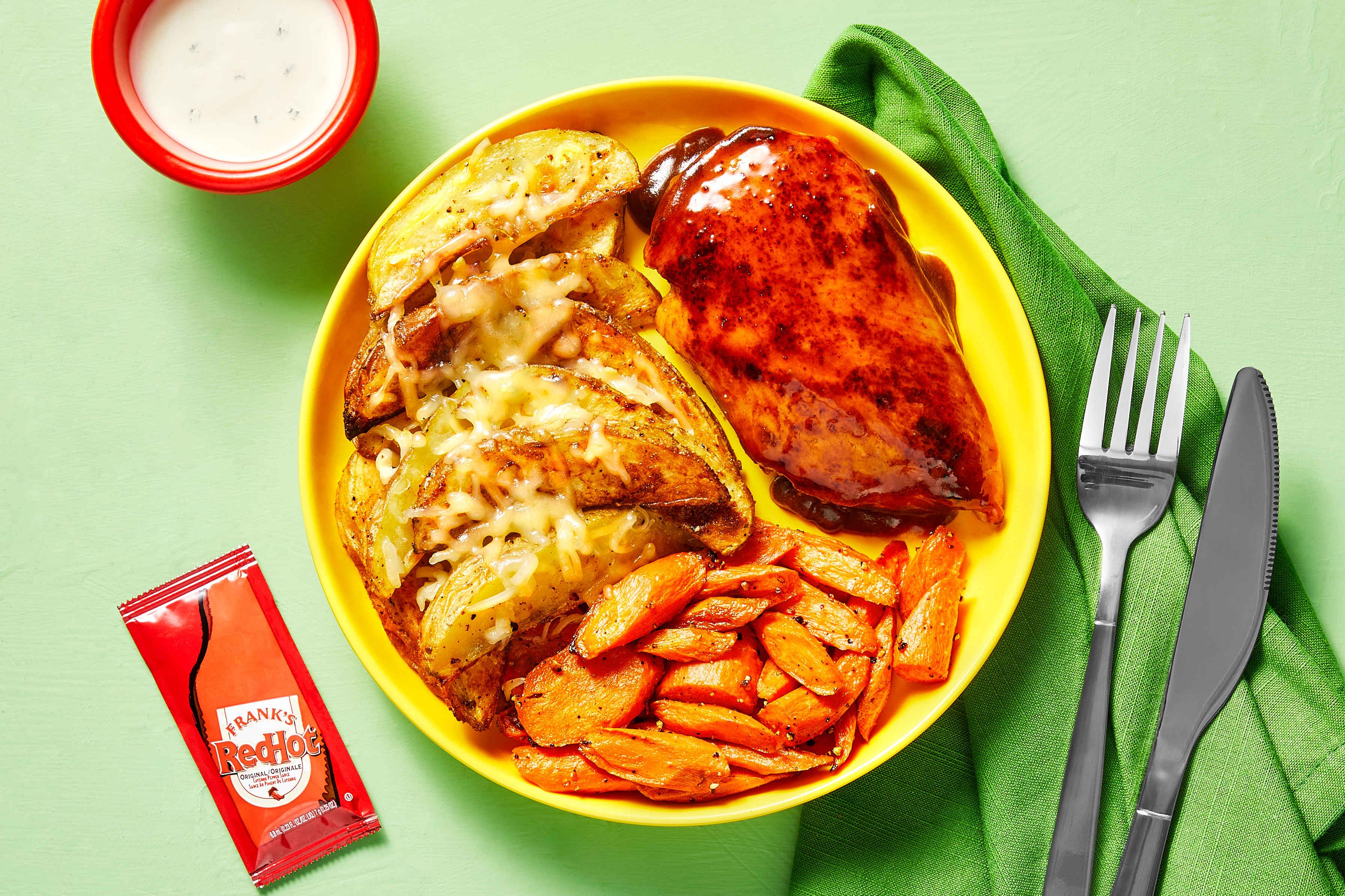 Honey Frank's RedHot® Sauce Chicken Recipe | HelloFresh