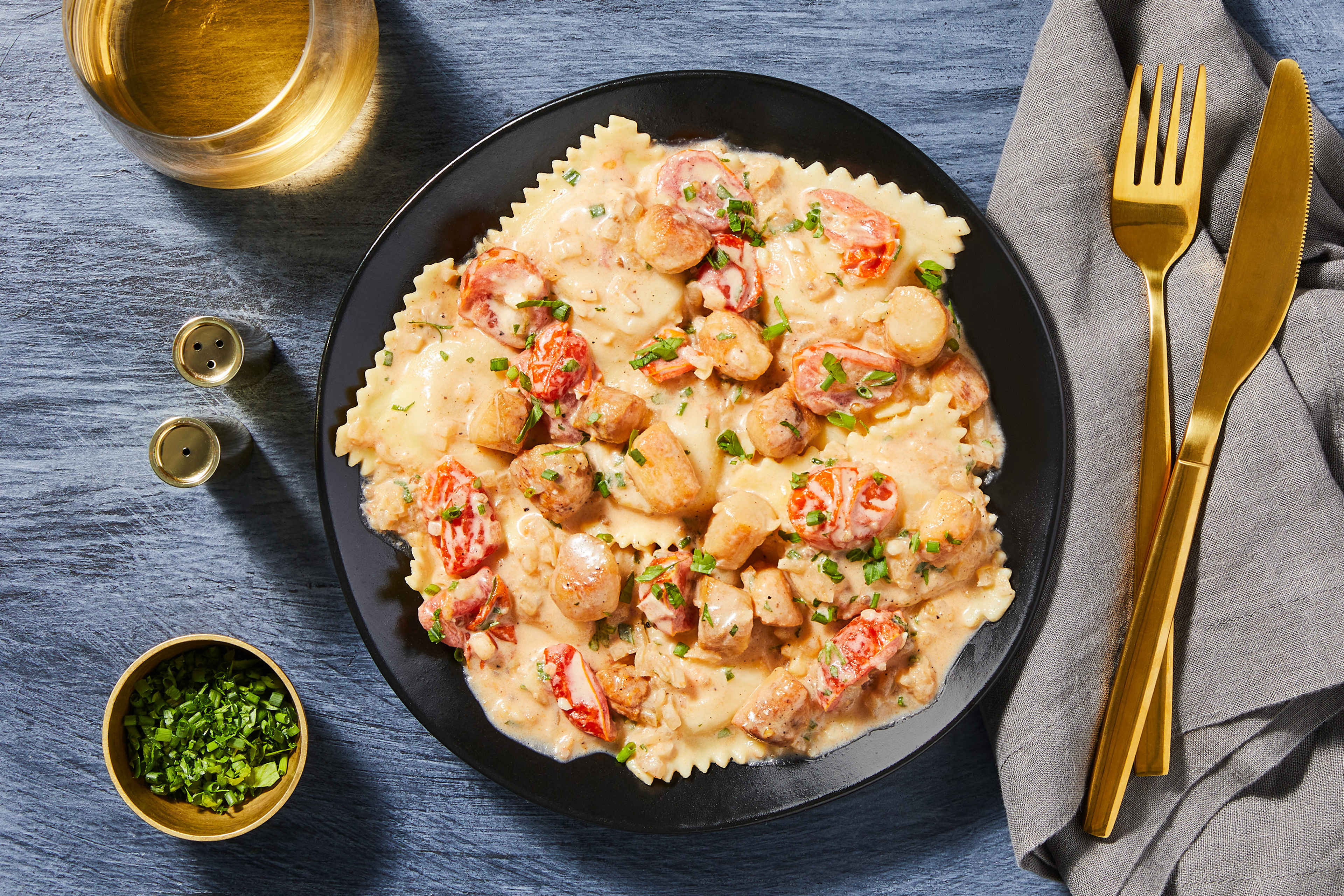 Lobster-Filled Ravioli & Scallops Recipe | HelloFresh