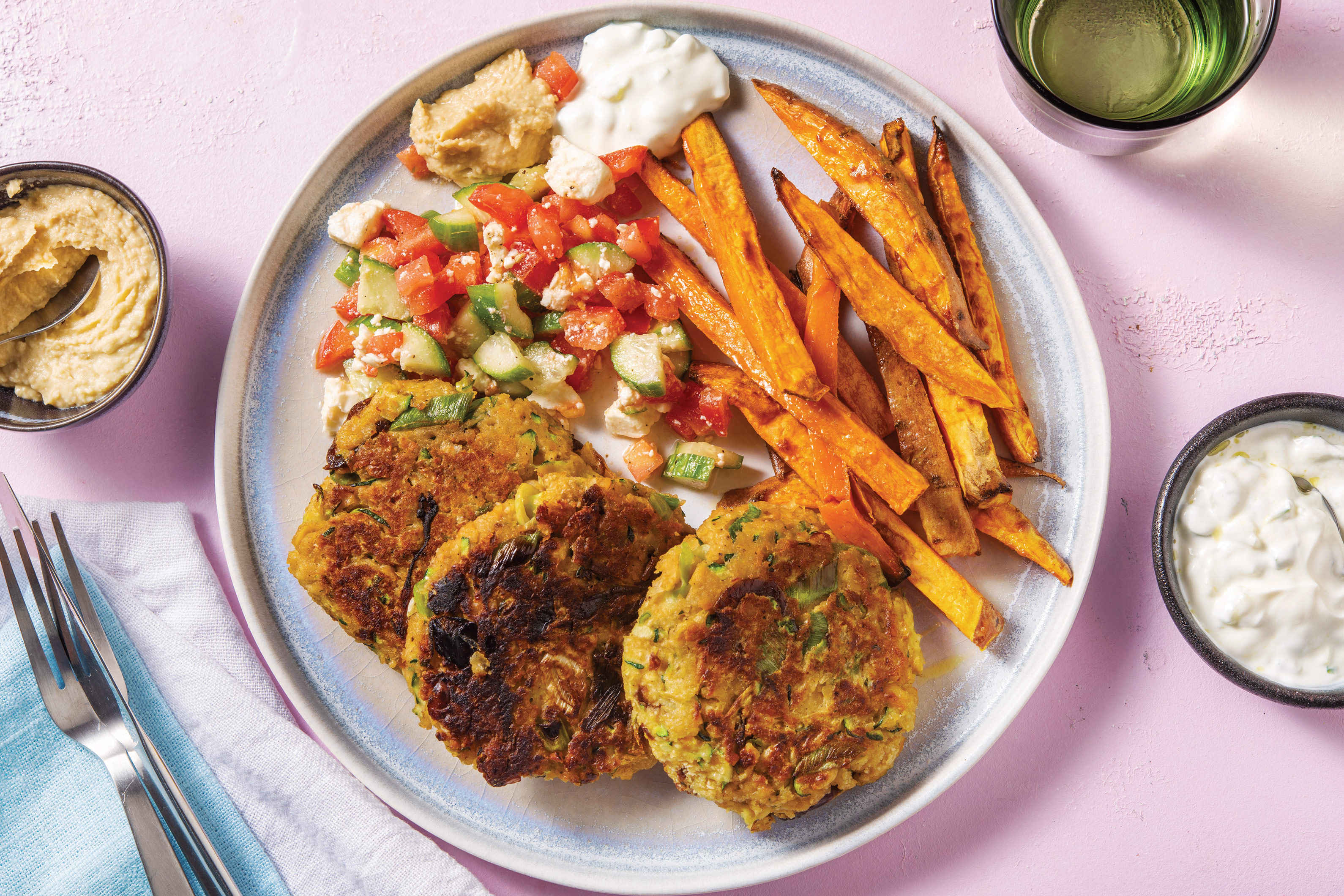 Middle Eastern Chickpea Patties Recipe | HelloFresh
