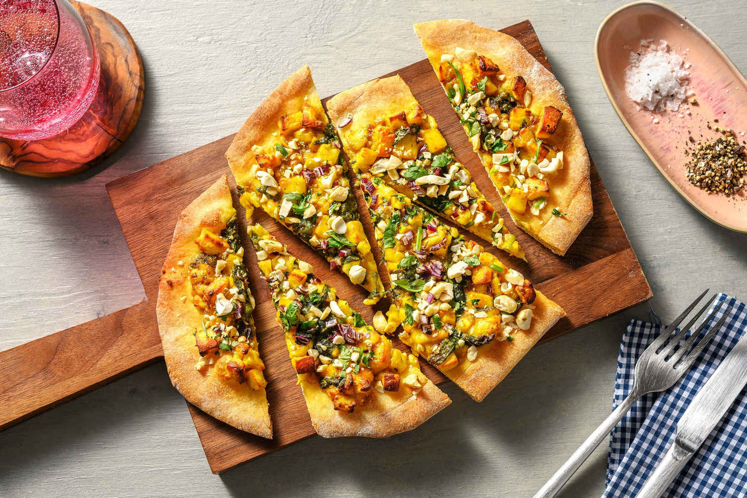 Tre Stelle Saag Paneer Pizza Recipe | HelloFresh