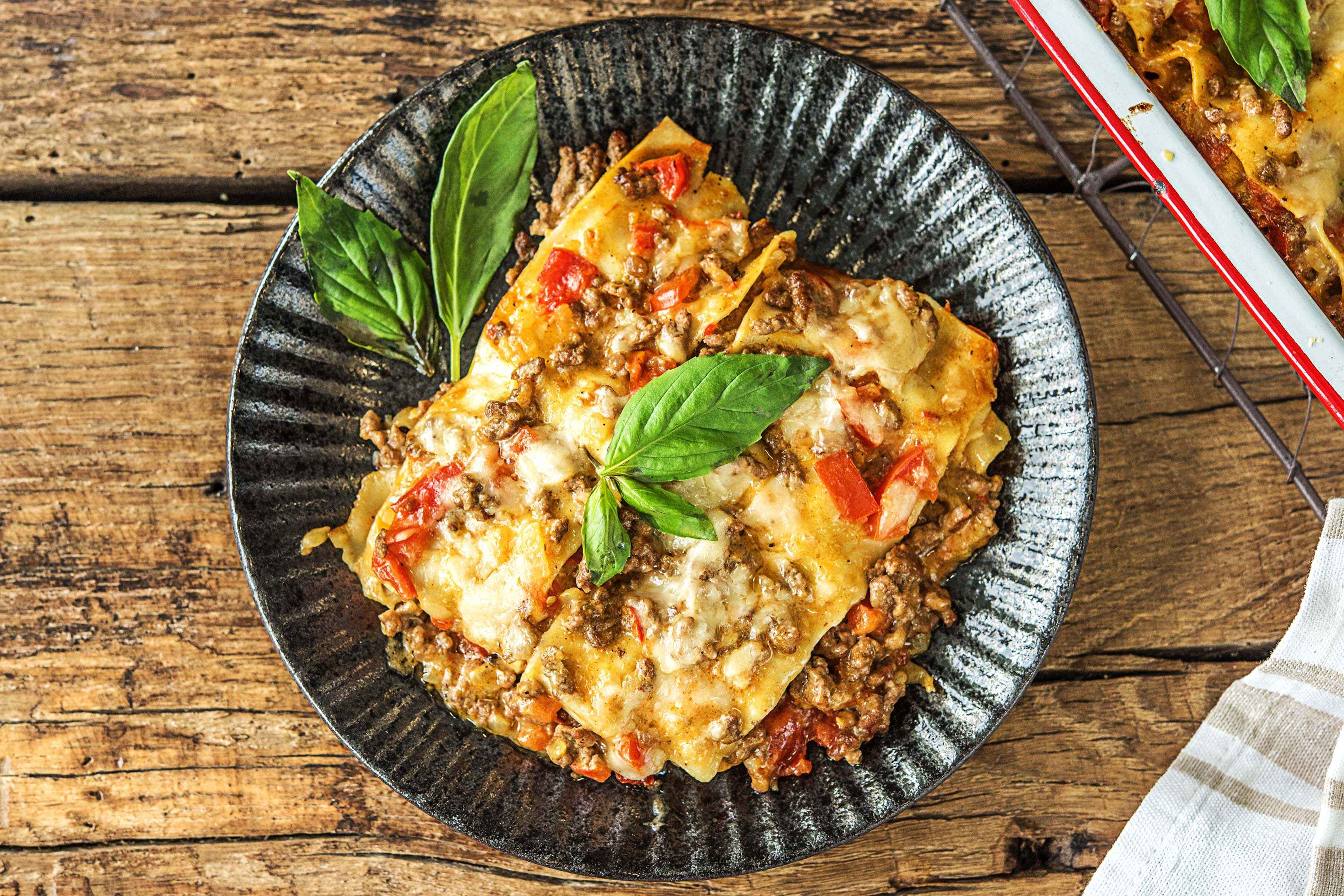 Lasagne fondante au bœuf haché Recette | HelloFresh