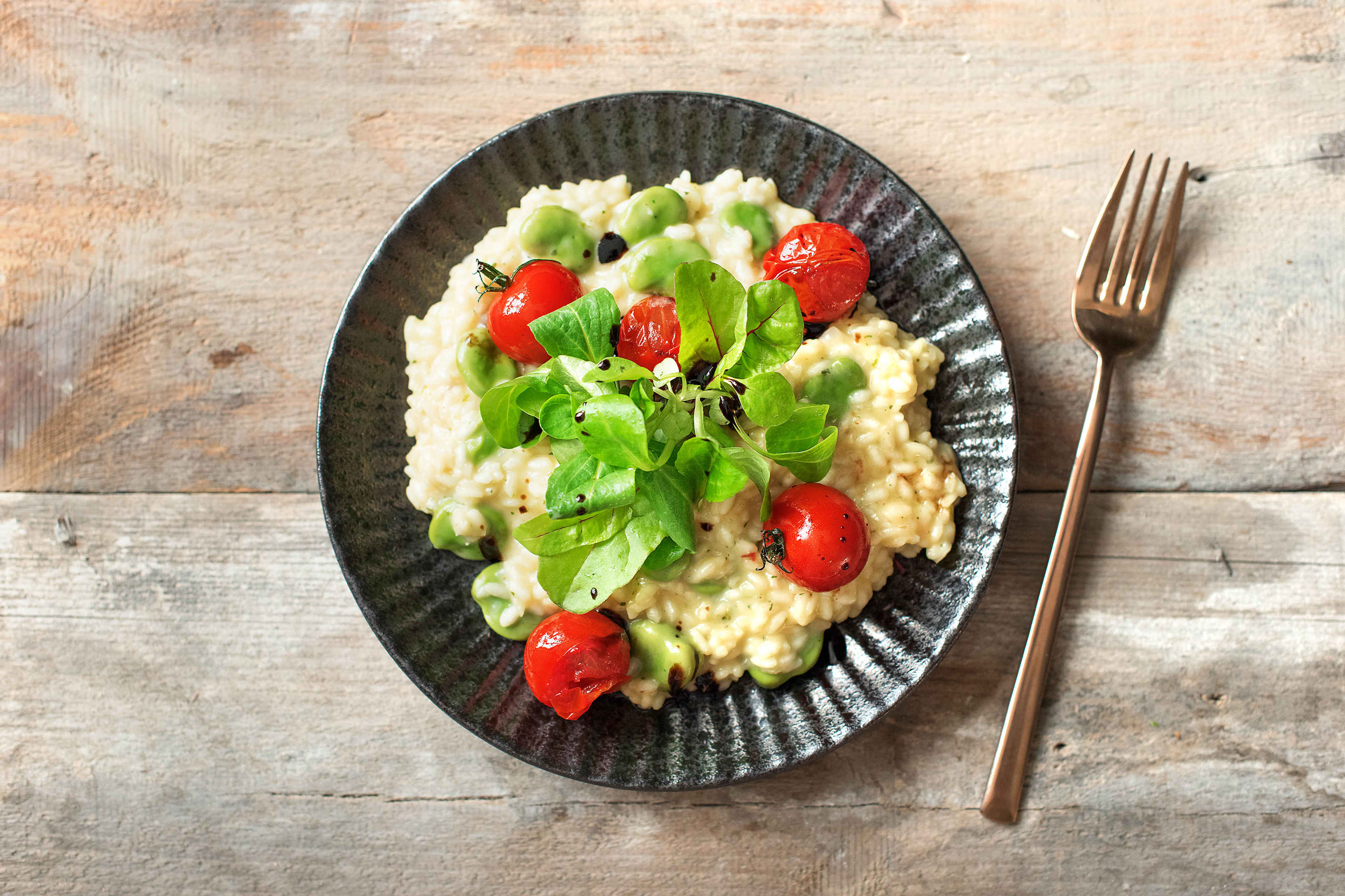 Seasonal Broad Bean Risotto Recipe | HelloFresh