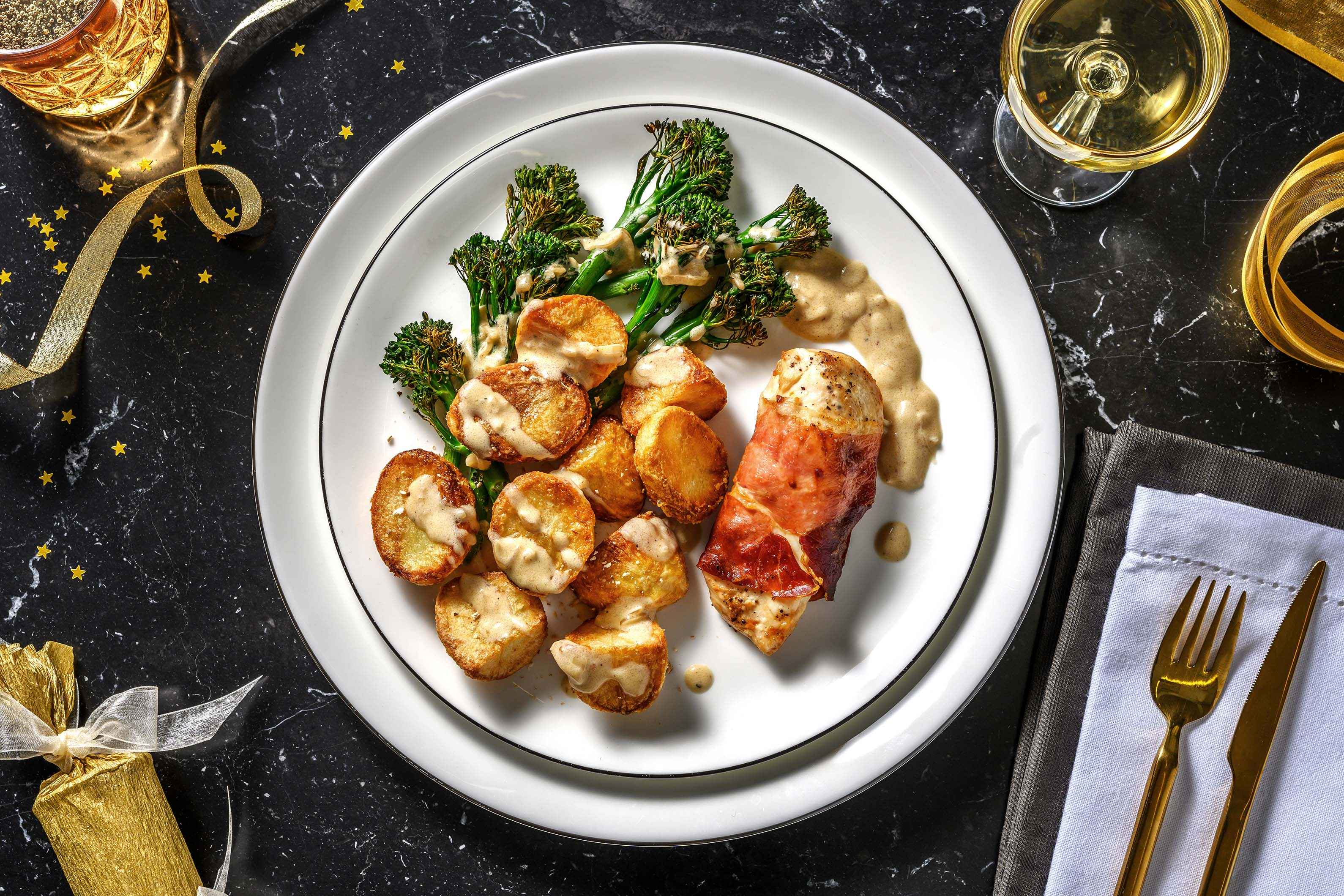 Serrano Ham Wrapped Chicken Recipe | HelloFresh