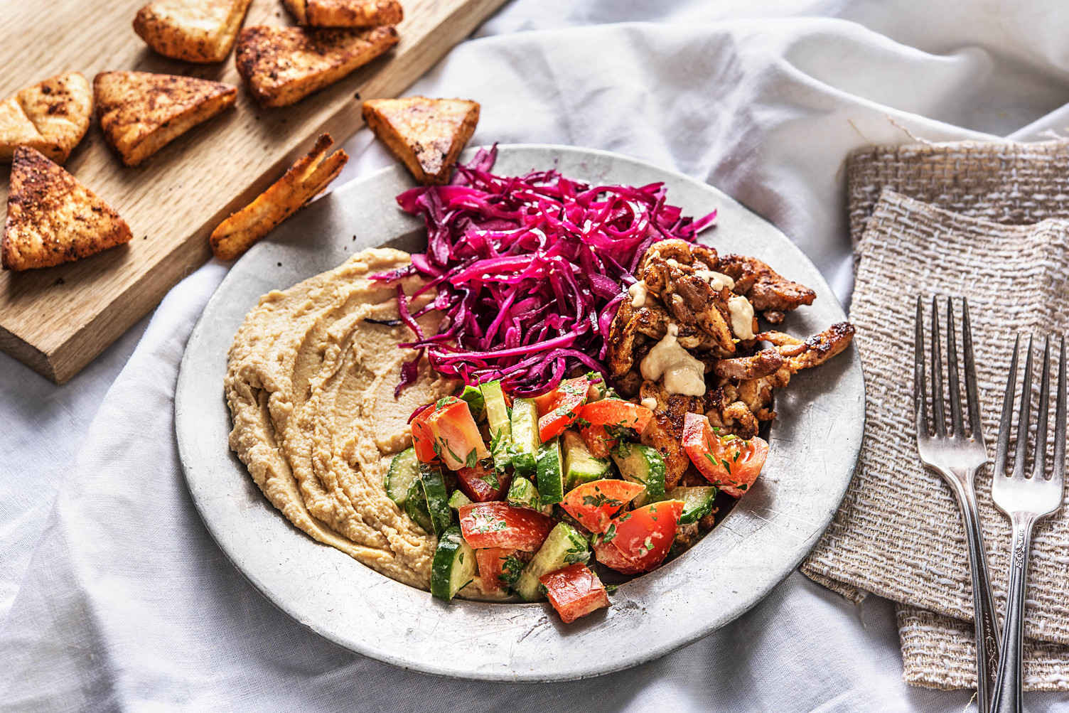 Chicken Shawarma Plate - Cook now! Recipe | HelloFresh
