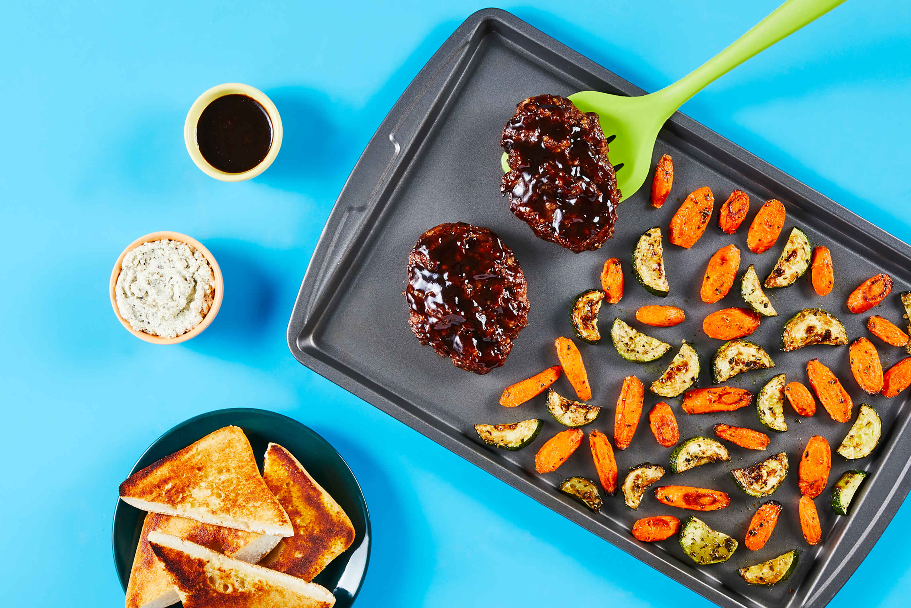 Sheet Pan Italian Pork Meatloaves Recipe | HelloFresh