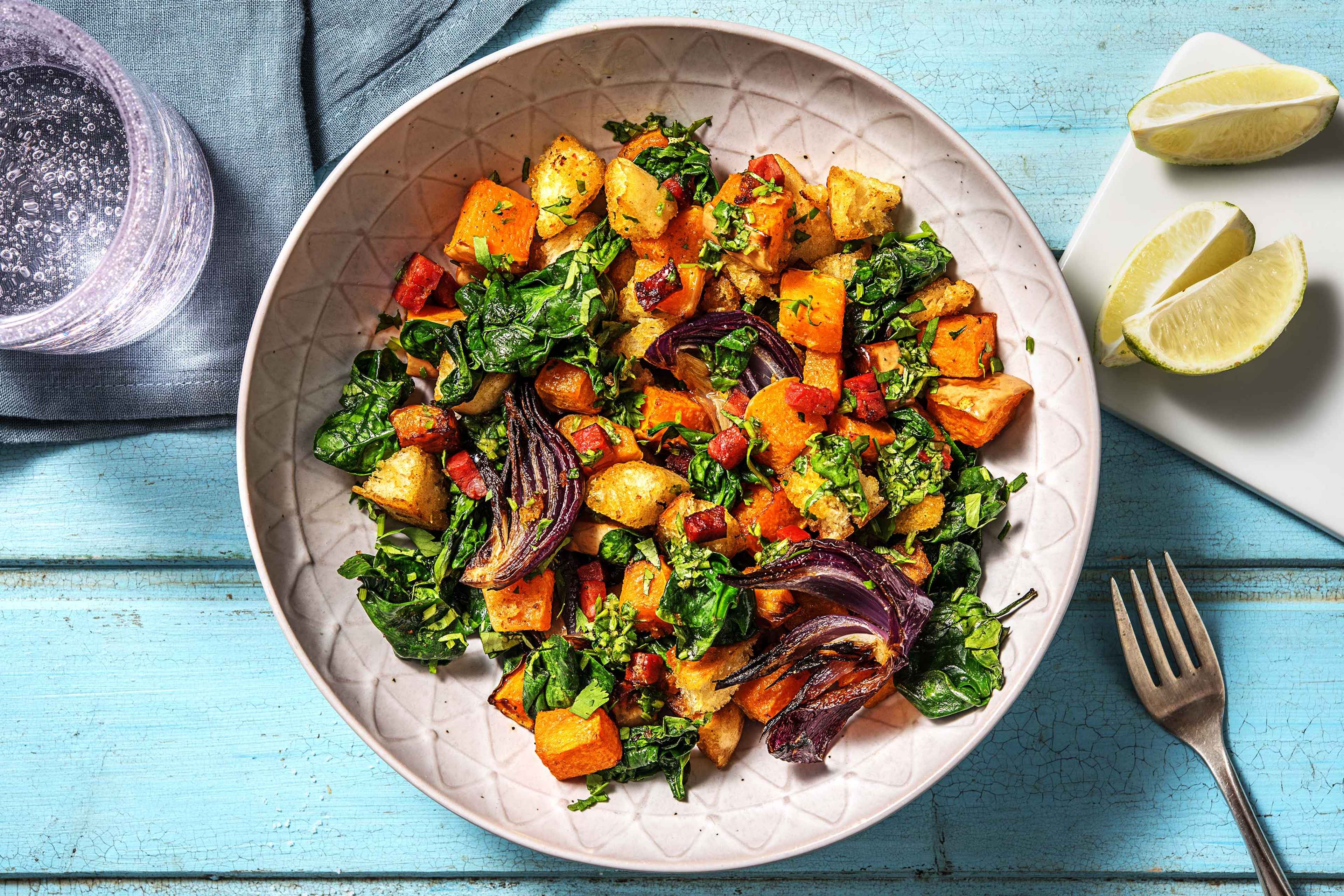 Squash and Chorizo Jumble Recipe | HelloFresh