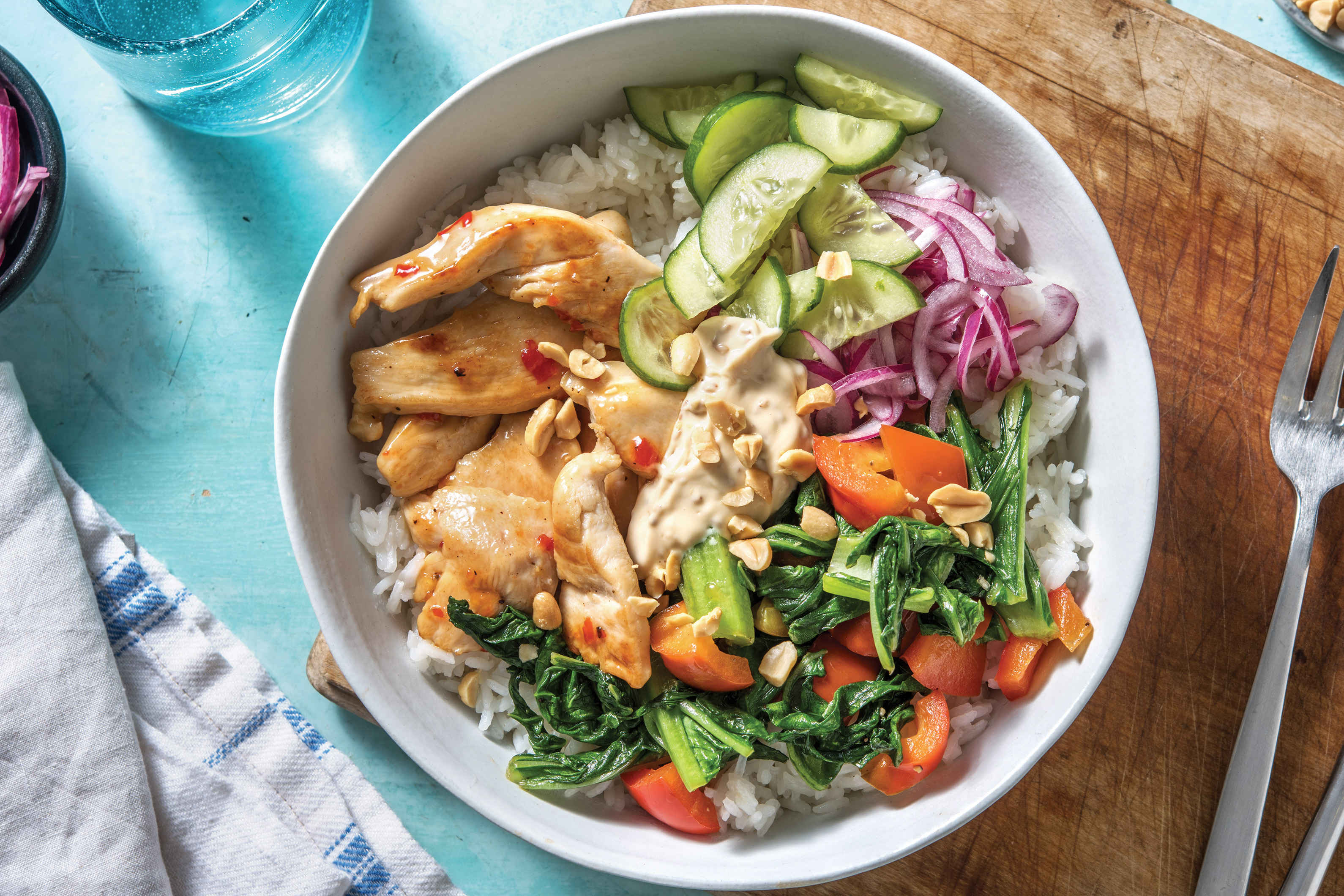 Sweet Chilli Chicken Rice Bowl Recipe | HelloFresh
