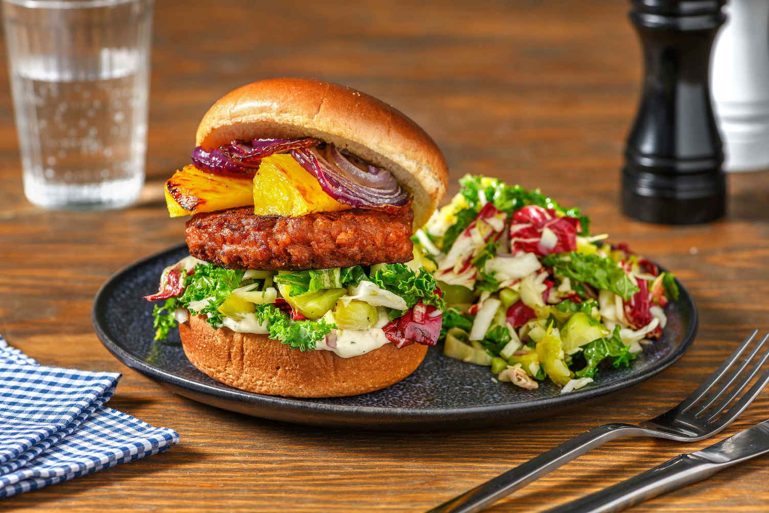 Luau Veggie Burgers Recipe | HelloFresh