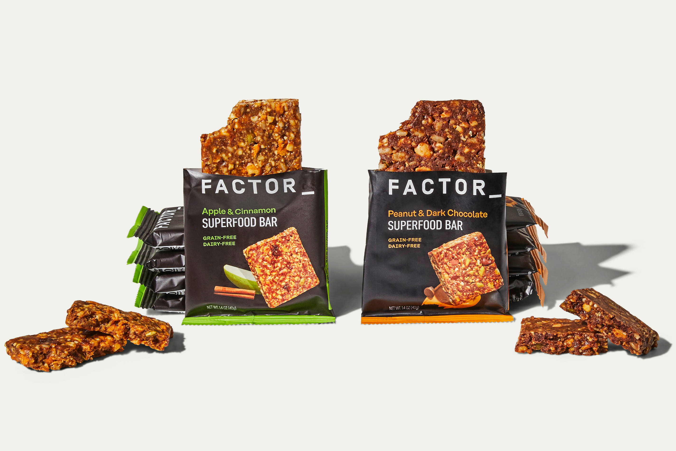 Superfood Bar Flavour Pack Peanut Dark Chocolate & Apple Cinnamon | 12 ...