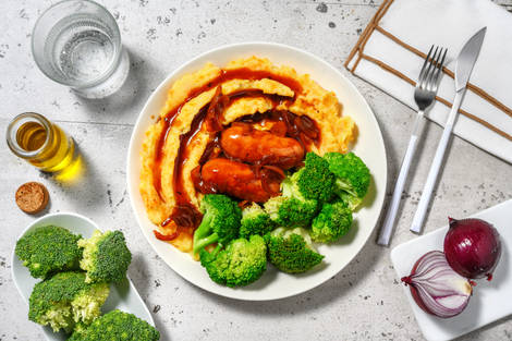 Aiguillettes de poulet en sauce sucrée et riz à l’ail · Base de données ...