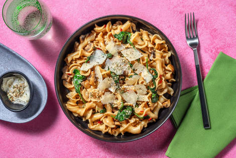 Gigli aux champignons en sauce crémeuse au miso · Base de données ...