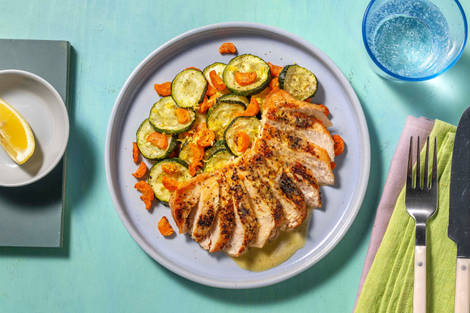 Poulet et sauce crémeuse au citron · Base de données HelloFresh