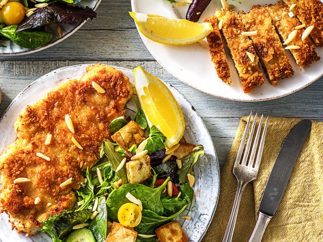 Schnitzel - Få inspirasjon og oppskrifter på deilige retter her