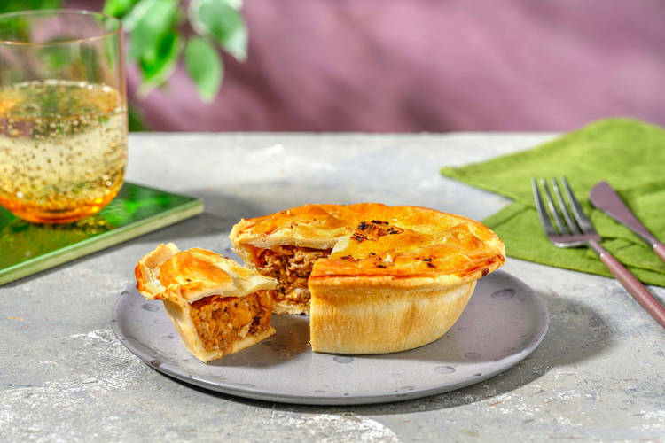 Hartige taart duo - Stoofvlees & Pulled pork Recept | HelloFresh