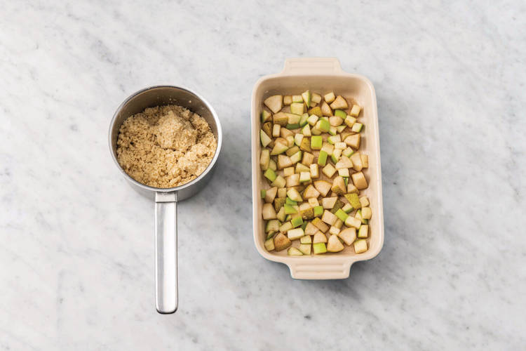 Spiced Apple & Pear Crumble Recipe | HelloFresh