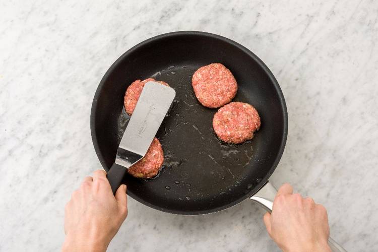 Crispy Frico Cheeseburgers Recipe | HelloFresh